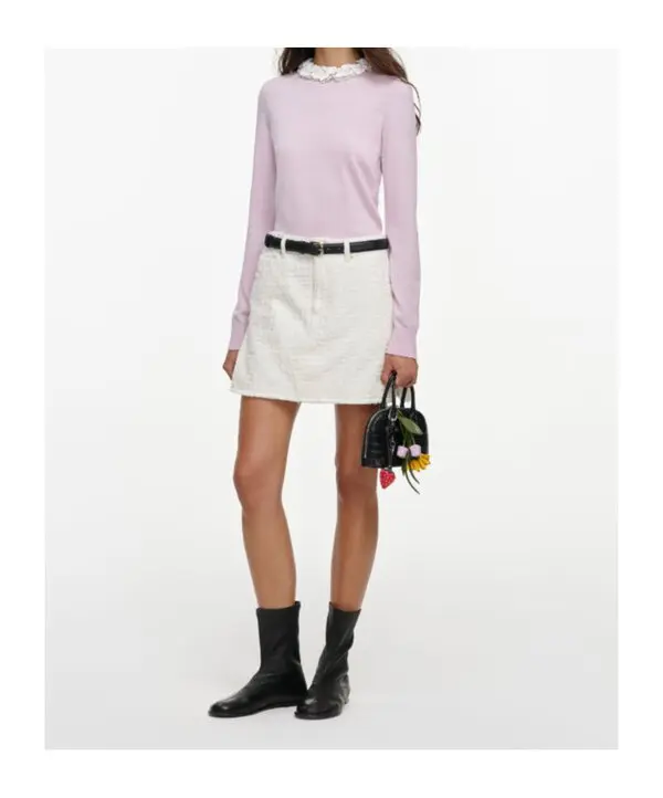 SELF-PORTRAIT Flower Light Knit Jumper