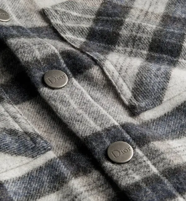 Dior Long-sleeved Wool Coat