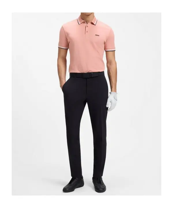 Hugo Boss Logo Embroidered Short-sleeved Polo Shirt