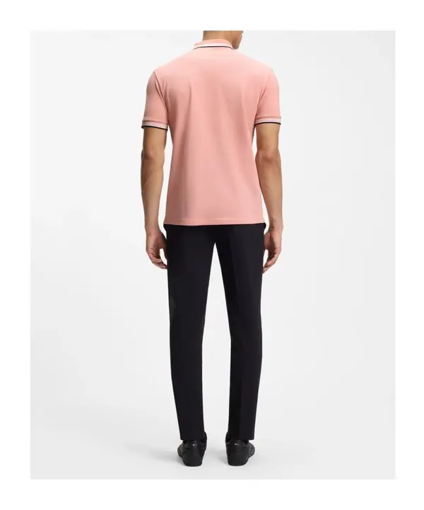 Hugo Boss Logo Embroidered Short-sleeved Polo Shirt