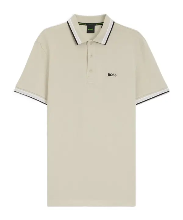 Hugo Boss Tipped Logo Polo Shirt