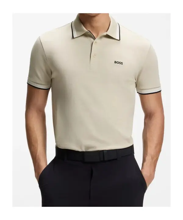 Hugo Boss Tipped Logo Polo Shirt