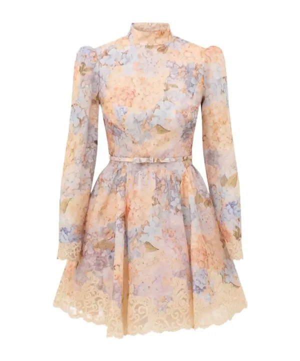 Zimmermann Valiant Panelled Mini Dress