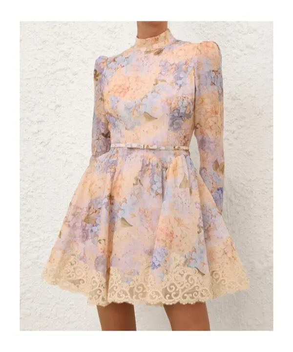 Zimmermann Valiant Panelled Mini Dress