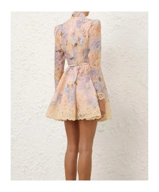 Zimmermann Valiant Panelled Mini Dress