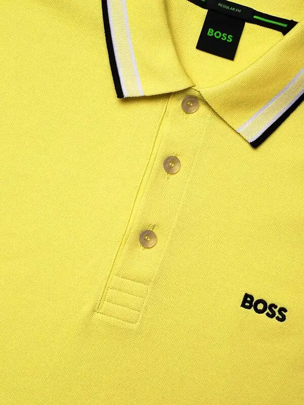 Hugo Boss Tipped Logo Polo Shirt