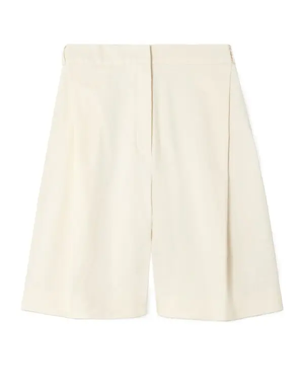 Tove Pleated Linen-blend Shorts