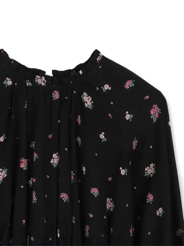 Chloé Floral-print Ruffled Dress
