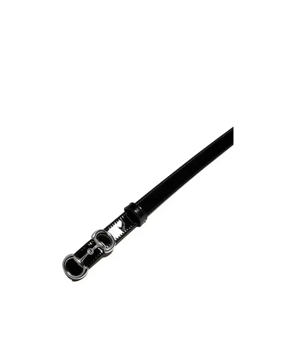Gucci Thin Belt With Horsebit Buckle