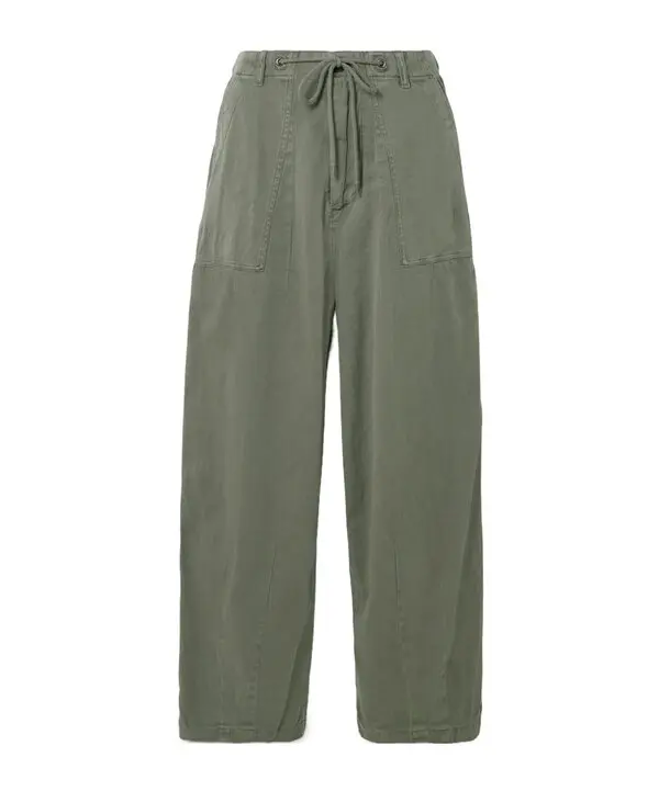 JAMES PERSE Cotton-blend Tapered Pants