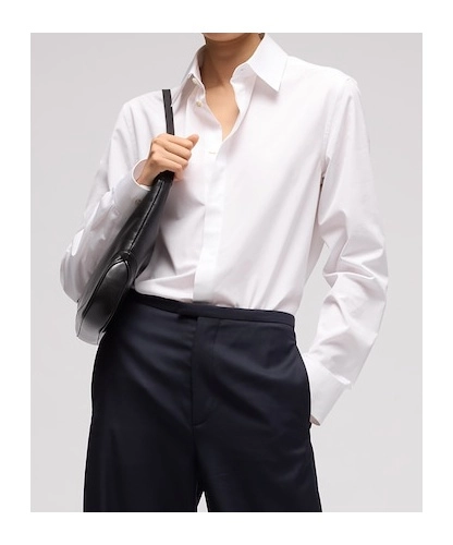 Gucci Embroidered Shirt With Pointed Collar