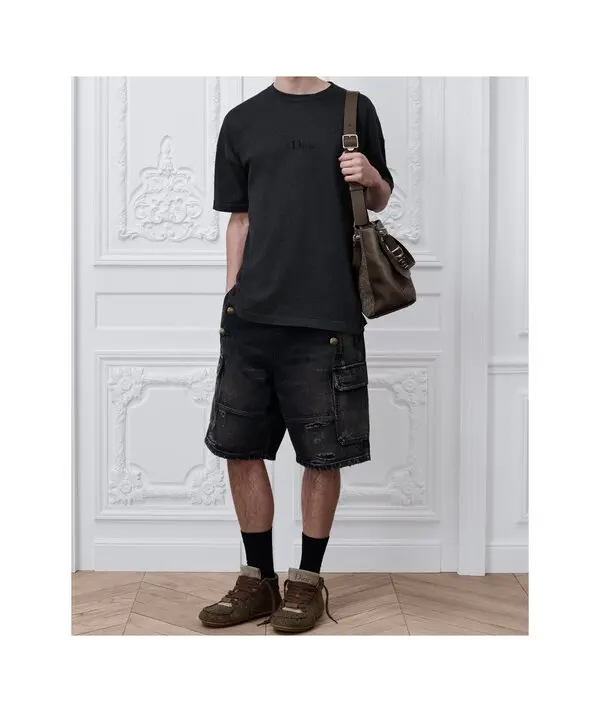 Dior T-shirt With Signature, Oversized Fit