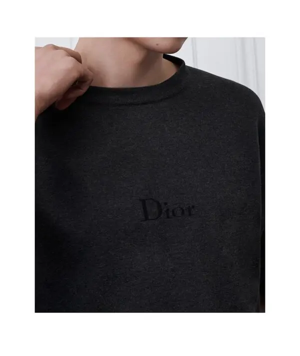 Dior T-shirt With Signature, Oversized Fit