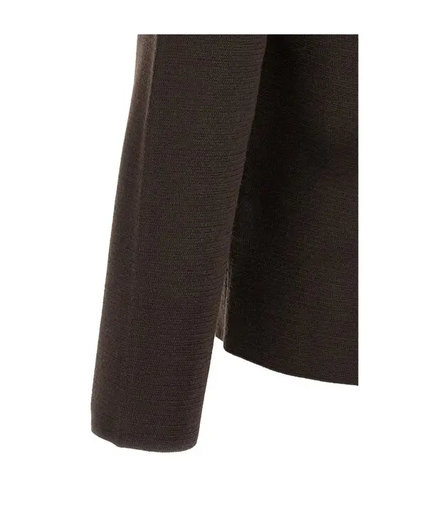 ZANONE Long-sleeve Cardigan With Collared Neckline And Chest Pockets