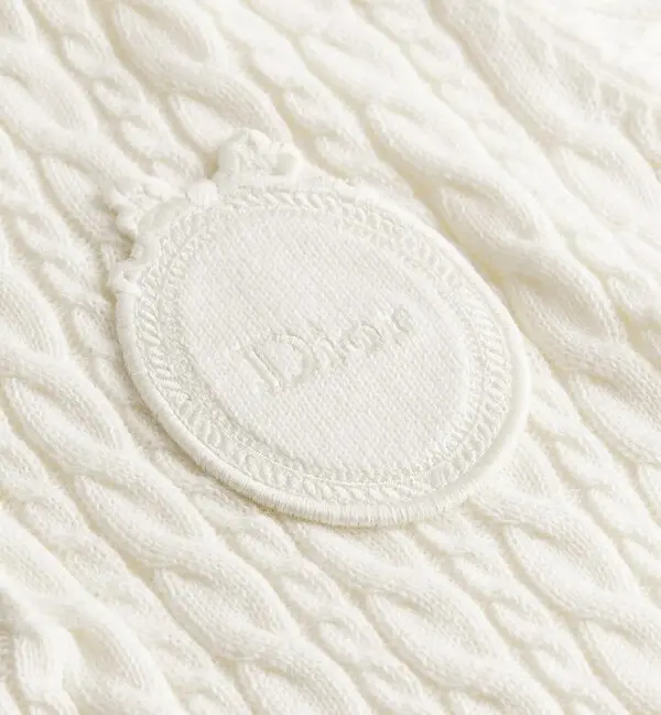 Dior Short-sleeved Wool Knit Top