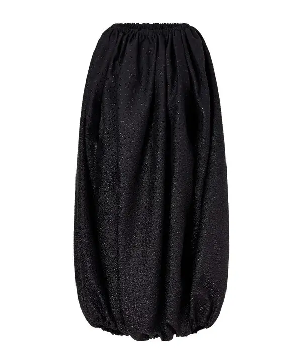 Comme Des Garçons Gathered Cloqué Midi Dress