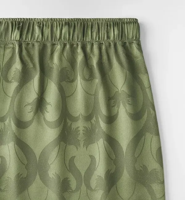 Dior Brocade Pattern Drawstring Shorts