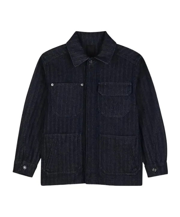 Givenchy Herringbone Denim Overshirt