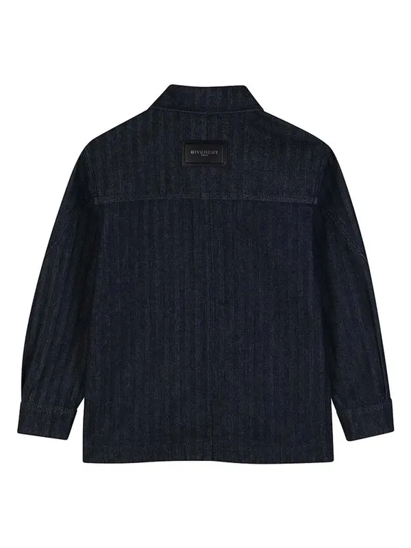Givenchy Herringbone Denim Overshirt
