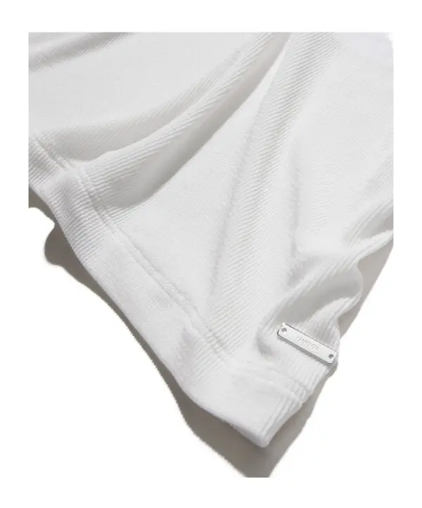 Gucci Stretch Rib Jersey Tank Top With Engraved Metal Tag