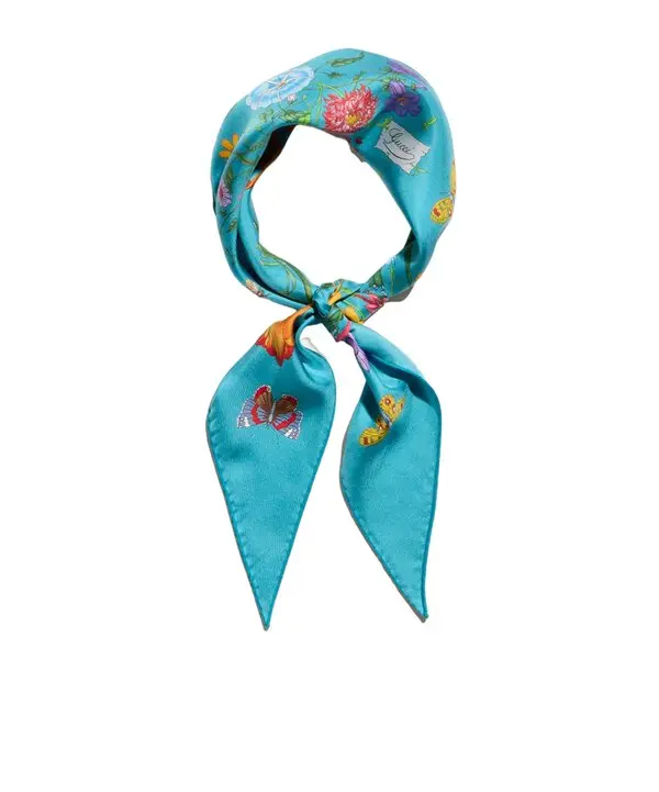Gucci Printed Diamond Scarf - Multicolour