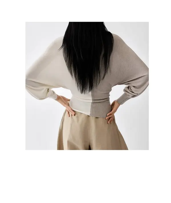 Jacquemus Losange Knit Polo With Batwing Sleeves