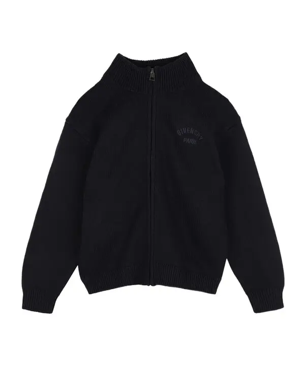 Givenchy Logo-embroidered Zip-up Cardigan