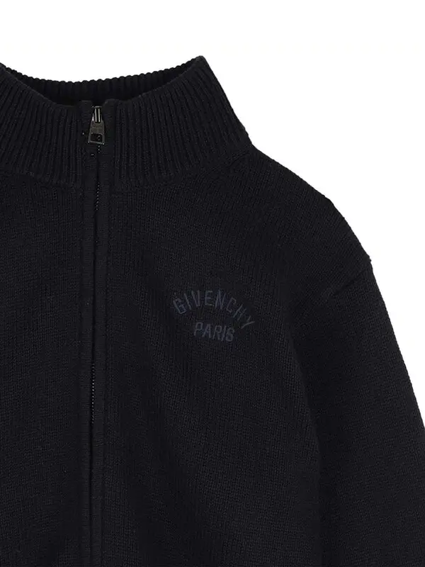 Givenchy Logo-embroidered Zip-up Cardigan