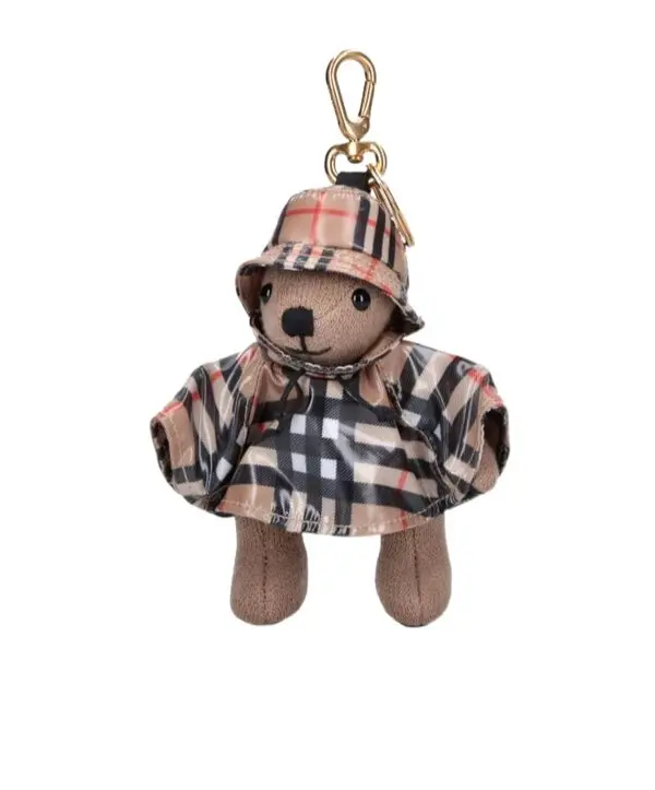 Burberry Checked Bear Keychain