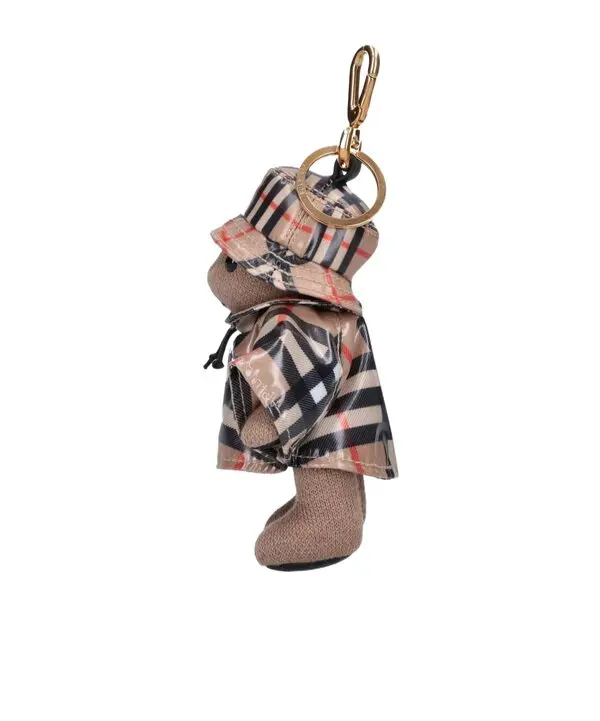 Burberry Checked Bear Keychain