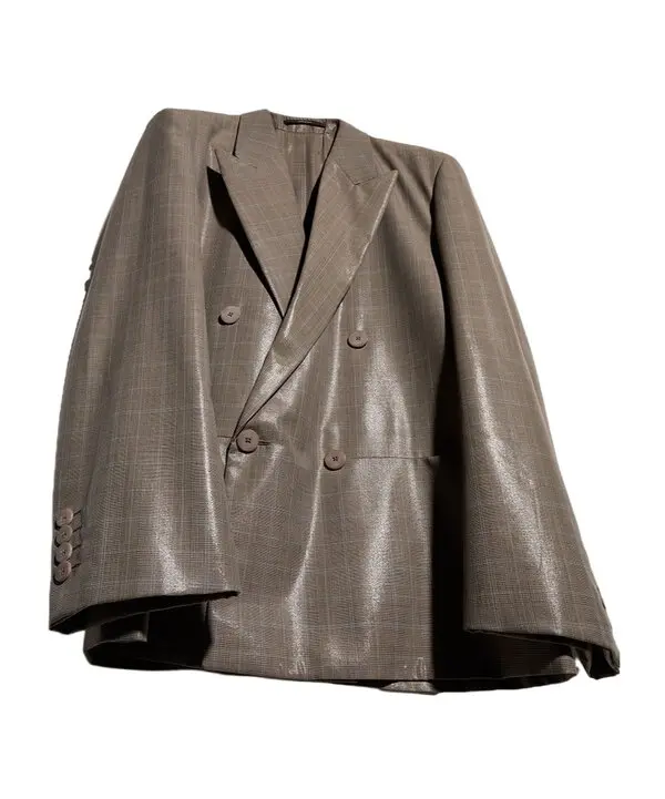 Gucci Coated Prince Of Wales Jacket