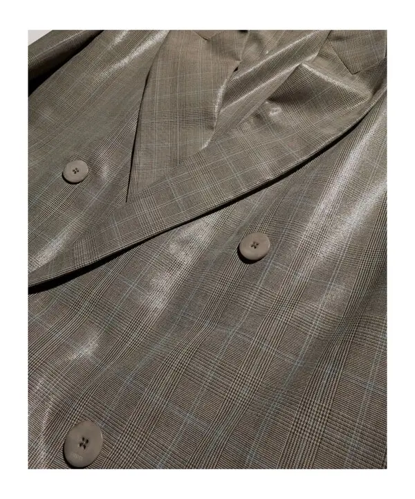 Gucci Coated Prince Of Wales Jacket