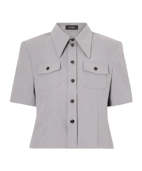 WILLY CHAVARRIA Cropped Shirt