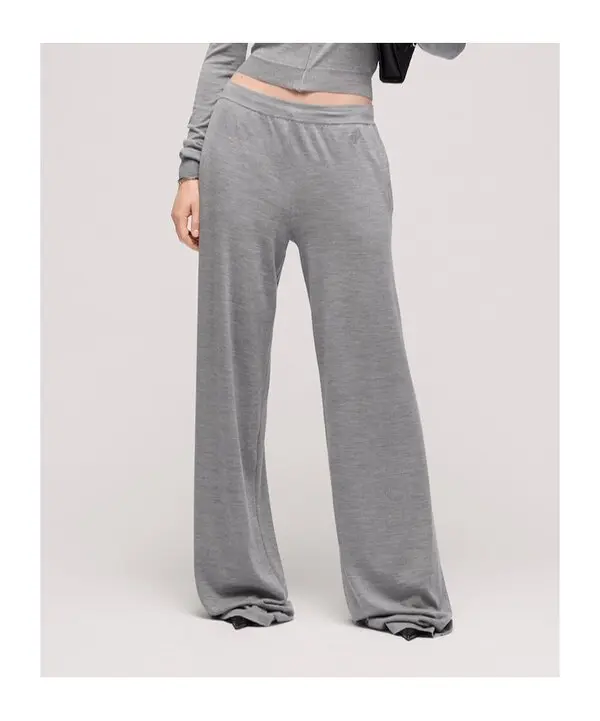 Gucci Leisure Pants With Embroidery - Light Gray