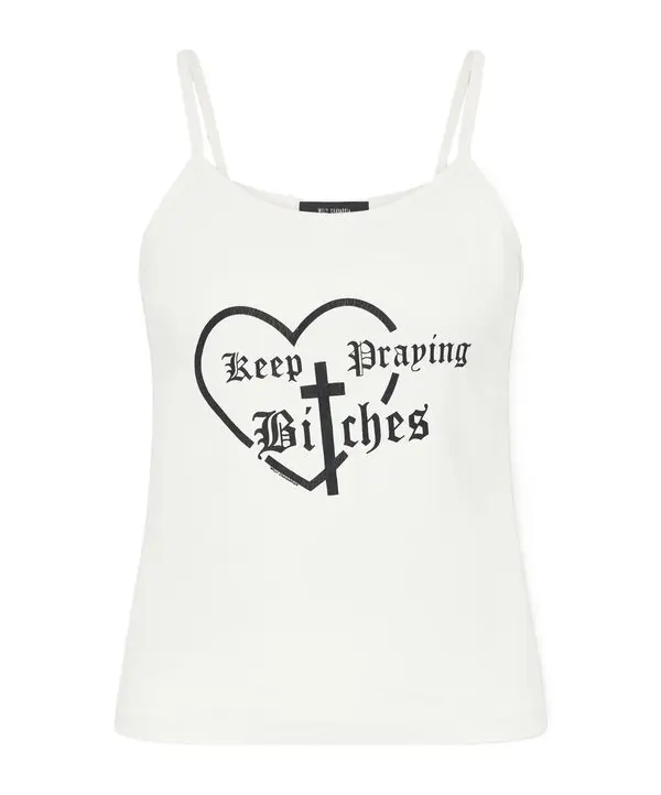 WILLY CHAVARRIA Printed Cotton-jersey Tank
