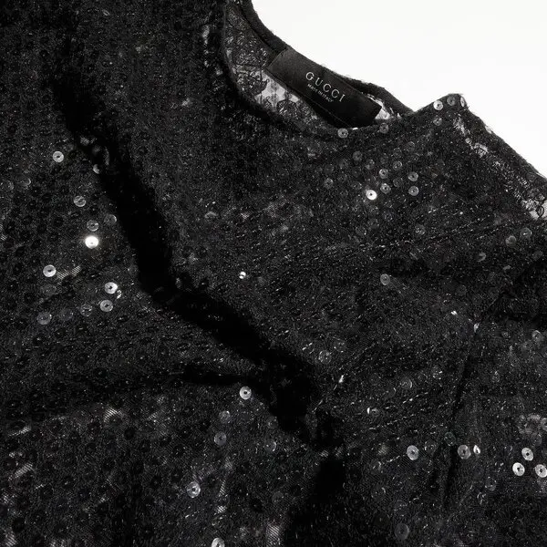 Gucci Embroidered Sequin Dress