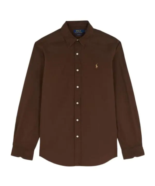 Polo Ralph Lauren Embroidered-logo Button-down Shirt