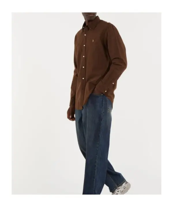 Polo Ralph Lauren Embroidered-logo Button-down Shirt