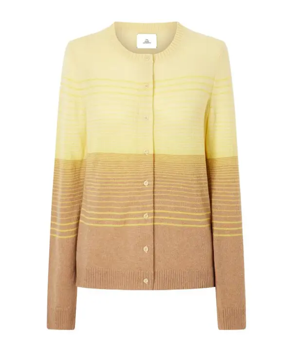 THE ELDER STATESMAN Gradient Cashmer-knitted Cardigan