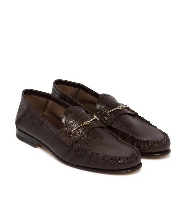 TOM FORD Ripley Loafers With Silver-tone Hardware
