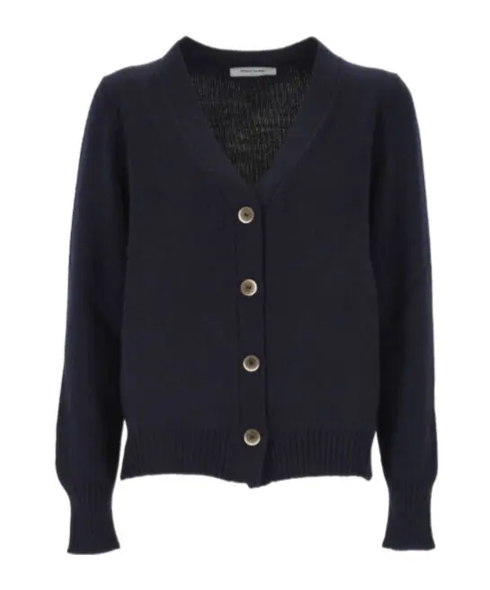 GRAN SASSO V-neck Cardigan With Button Closure