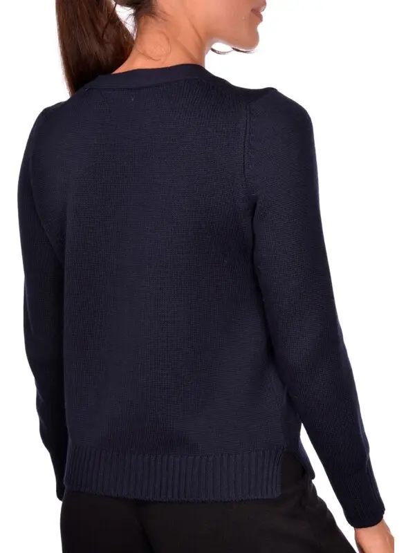 GRAN SASSO V-neck Cardigan With Button Closure