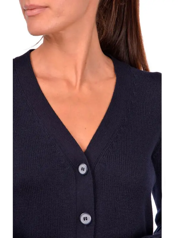 GRAN SASSO V-neck Cardigan With Button Closure