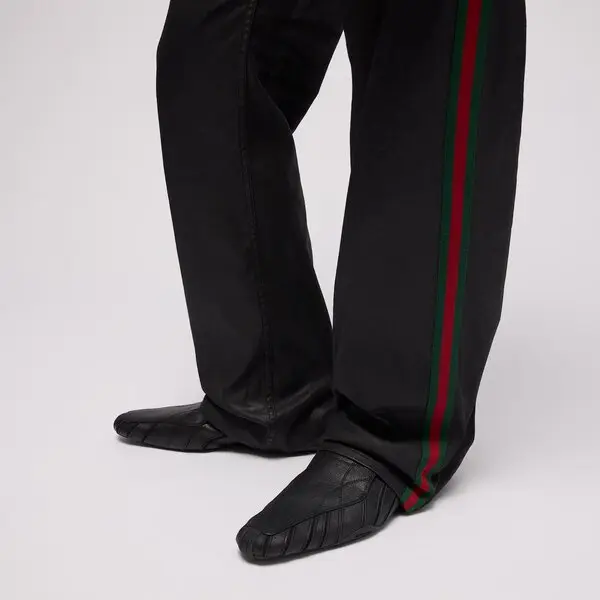 Gucci Slip-on Sneaker With Web Detail
