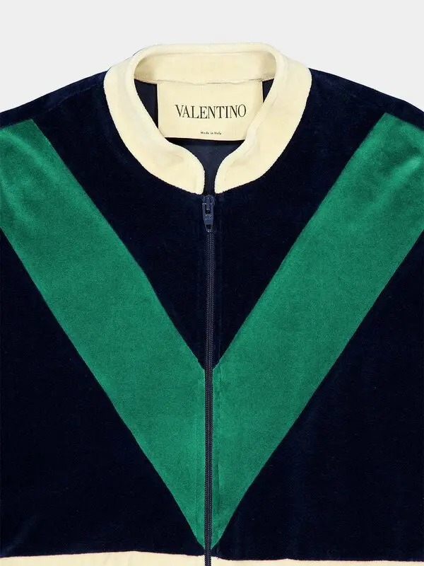 Valentino Garavani Colour-block Zip-up Jacket - No