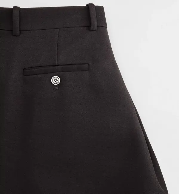 Dior Wool-blend Casual Trousers With Belt Loops And Buttoned Welt Pockets