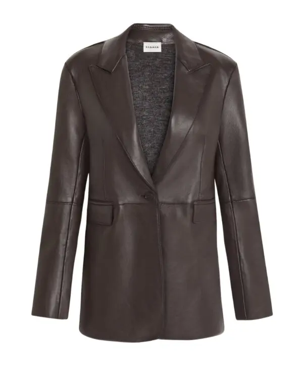 P.a.r.o.s.h Leather Blazer