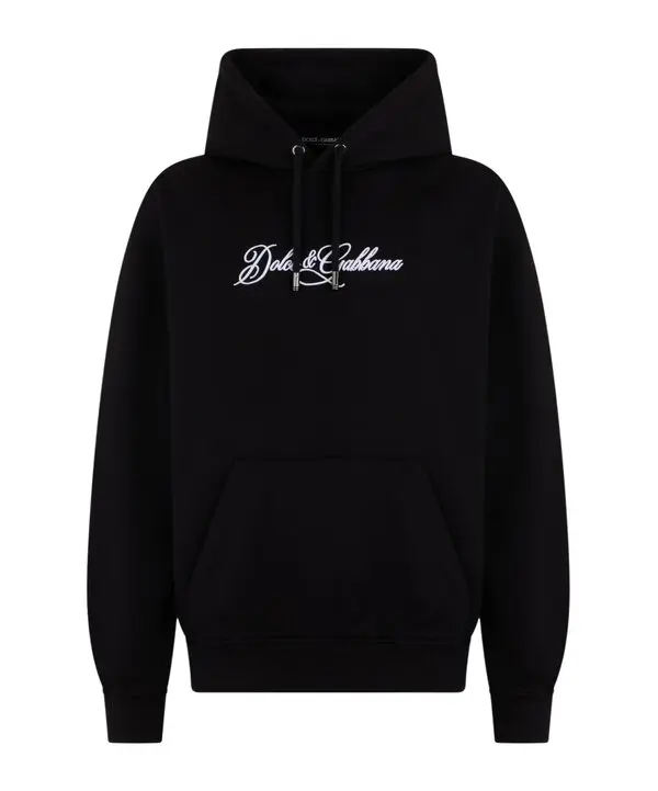 Dolce & Gabbana Dolce Gabbana Logo Embroidered Hoodie