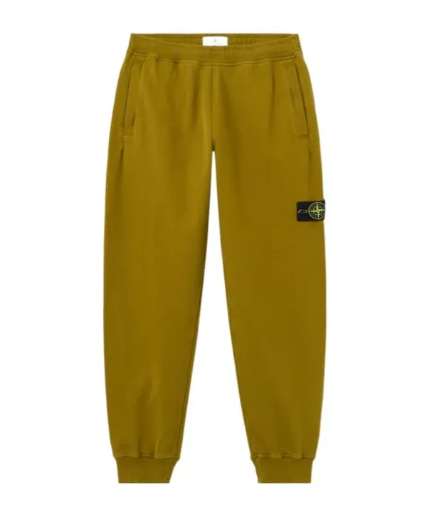 Stone Island Regular-fit Sweatpants With Ribbed Cuffs