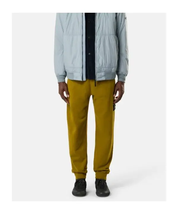 Stone Island Regular-fit Sweatpants With Ribbed Cuffs